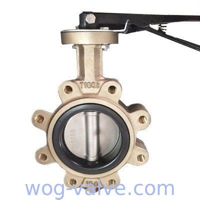 DN Wafer Type Butterfly Valve Lug Concentric Butterfly Valve ASTM