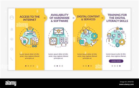 Digital Inclusion Onboarding Vector Template Stock Vector Image And Art Alamy