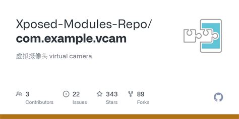 github xposed modules repo com example vcam 虚拟摄像头 virtual camera