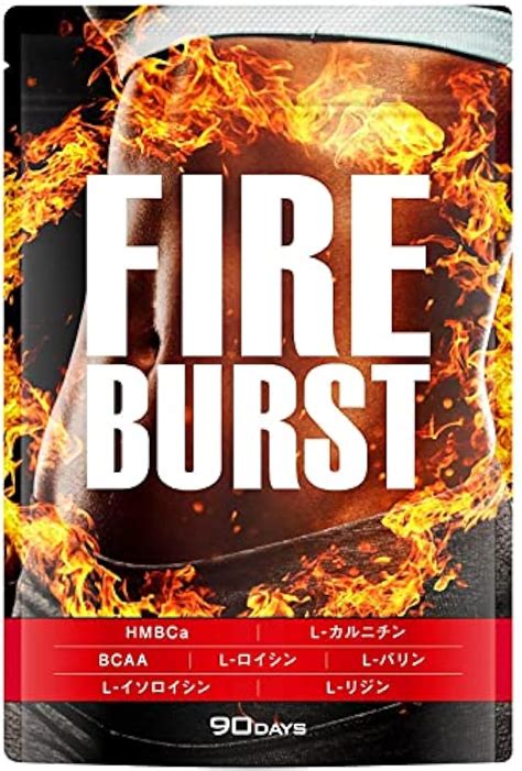 Fire Burst L 카르니틴 Bcaa배합 서플리supplement 엄선 소재 90일분 재팬스토어 일본약