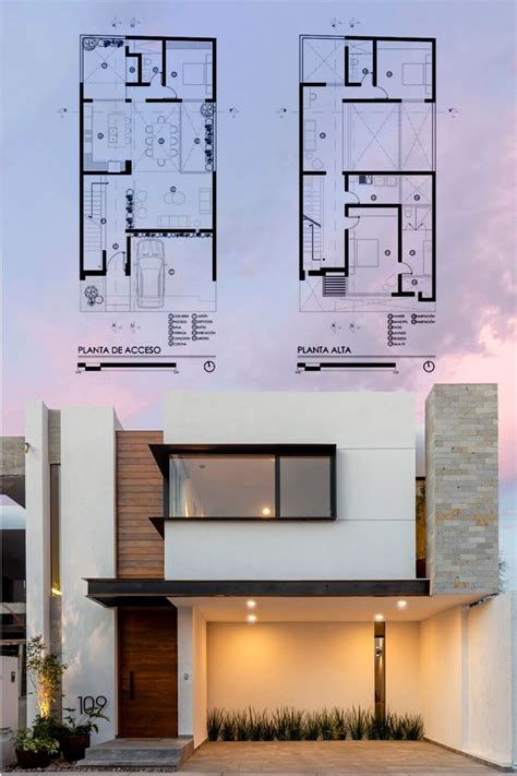 Casa Ema En Aguascalientes House Layout Plans Modern House Facades
