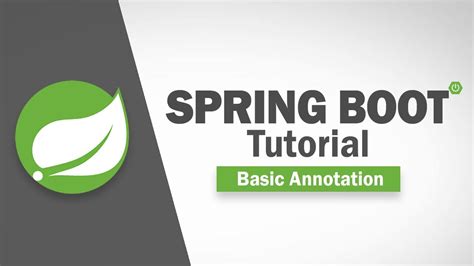 Spring Boot Tutorial Basic Annotation YouTube