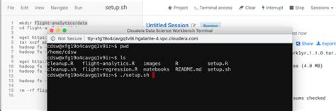 GitHub Galanteh Cdsw Flight Analytics Cloudera Data Science Workbench CDSW Tutorial Sample