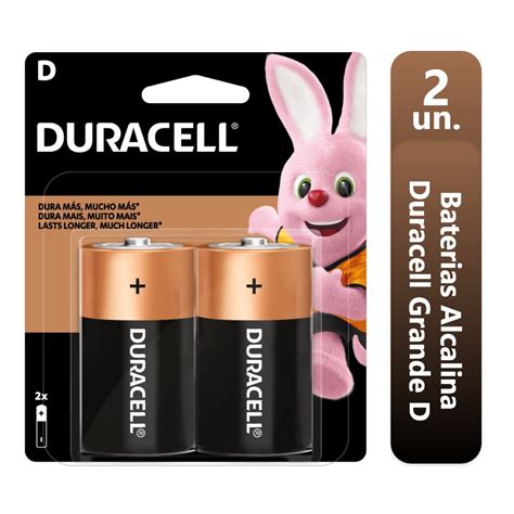 Pilha D Grande Duracell Alcalina Bateria D Modelo Redondo Tipo D