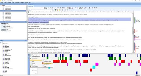 New Graphic Feature Of Qda Miner 5 Document Overview Provalis Research