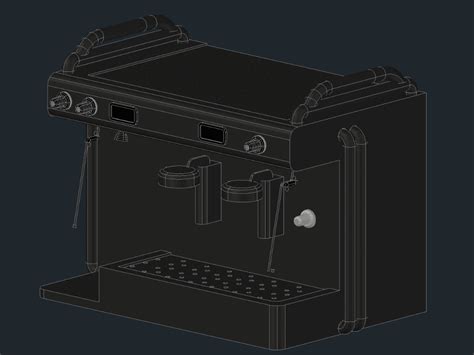 Coffee Machine D Dwg At Emily Carlson Blog