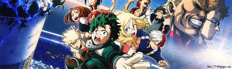 My Hero Academia Anime Series Characters Adventure Scene 4k Wallpaper