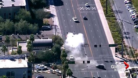 High Speed Police Chase Culminates In Dramatic Head On Crash National