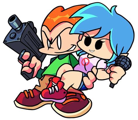 Fnf Pico X Kaity In 2023 Scott Pilgrim Funkin Mario Characters