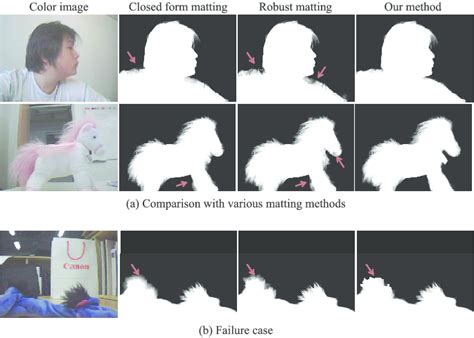 Various Alpha Matting Results Download Scientific Diagram