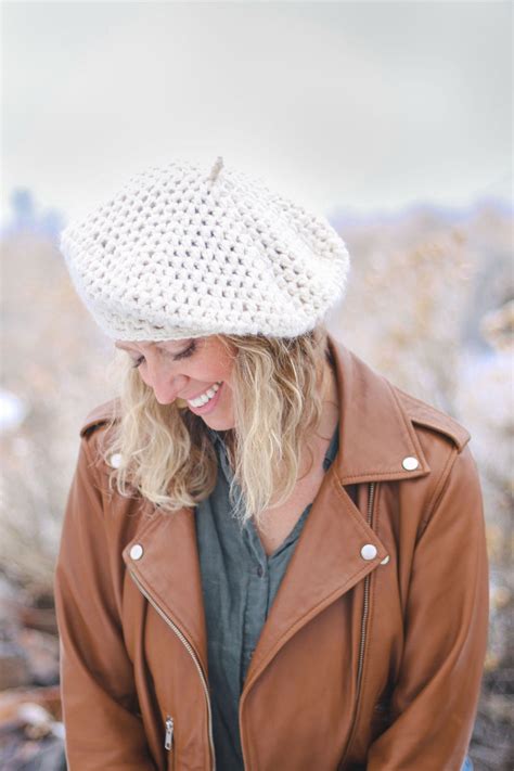Crochet Pattern Crochet Tam Hat Stylish Beret Etsy