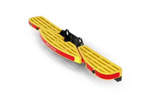 Rhino New Towstep Van Rear Step Yellow With Reversing Sensors