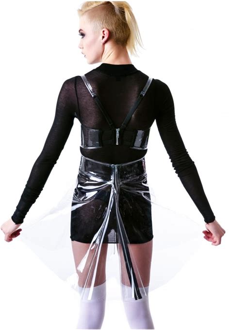 Sexy Clear Pvc Bra Top And Skirt Set On Storenvy