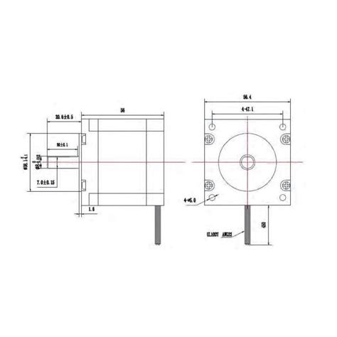 57hm41 2804 Nema23 5kg Cm Stepper Motor Round Type Buy Online At Low