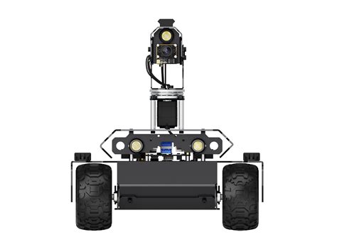 Ugv Rover四驱六轮开源移动机器人 双脑架构 机器视觉 交互式教程 高性能灵活可扩展 金属架构 搭载360°全向云台 含树莓派5