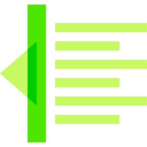 Indent Basic Sheer Flat Icon