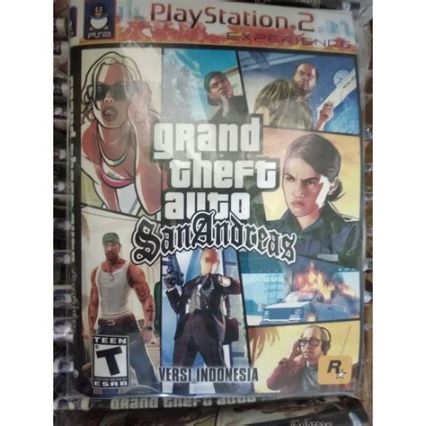 Jual Kaset Game Ps Play Station Grand Theft Auto Gta San Andreas Shopee Indonesia