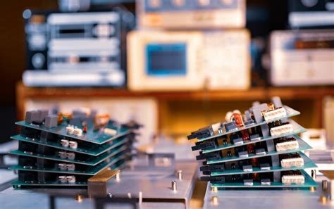 Premium Photo Microchips Are Stacked On Top Of Each Other On Metal