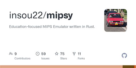 Github Insou22 Mipsy Education Focused Mips Emulator Written In Rust
