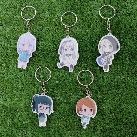 GANTUNGAN Anime Keychain Souvenirs Eromanga Sensei Kaguya Sama