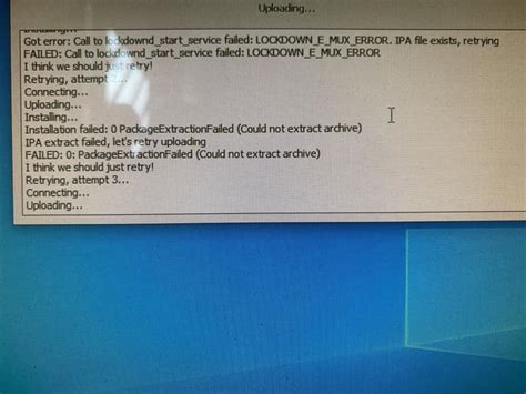 Sideloadly Install Failed Help Rsideloadly