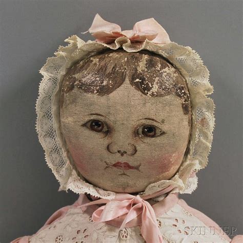Columbian Painted Cloth Doll Sale Number 2654m Lot Number 58