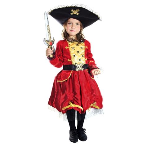 Disfraz De Bella Pirata Rev Talla Mediana Para Niña Walmart En Línea