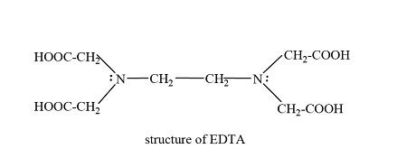 What Is The Full Name Of Edta Draw Its Structure Homework Study Com