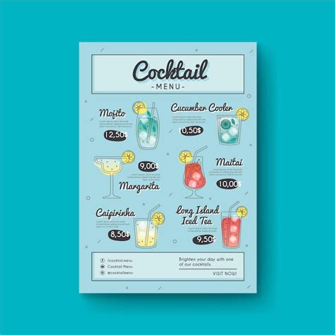 Cocktailkarte Bilder Kostenloser Download Auf Freepik