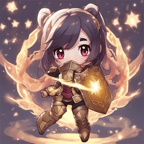 Sparkle Skylantern Shield Chibi Girl By Corrina7 On Deviantart