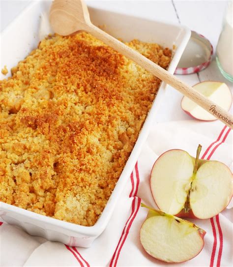 Recette Crumble Aux Pommes Blog De MaSpatule