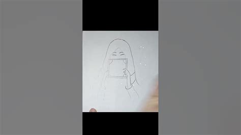 Hijab Girl Drawing Simple Hijab Girl Drawing Easy Hijab Girl