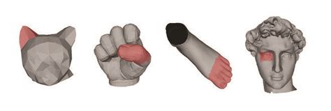 Qualitative Results Of Roi Reconstruction A To D Original Meshes Download Scientific