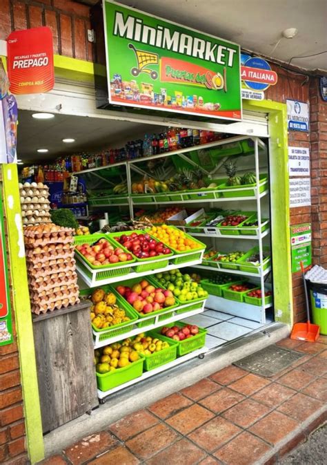 Mini Mart With Fresh Fruit And Veggies