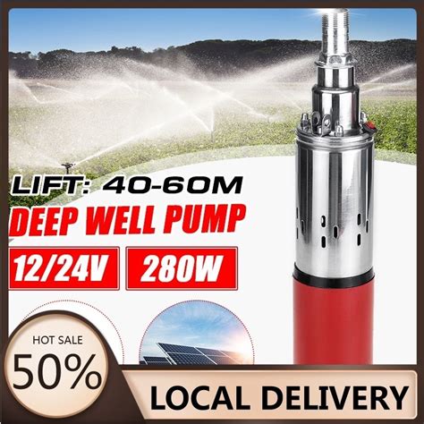 280w High Lift Deep Well Pump Solar Water Pump Screw Submersible Pump
