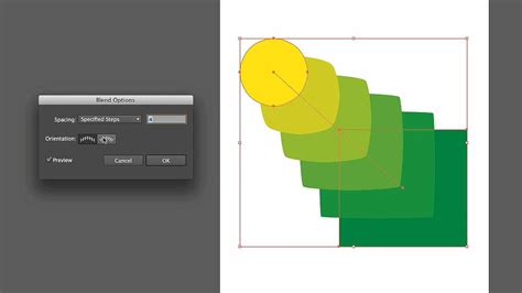 How To Work With Blended Objects Adobe Illustrator Youtube