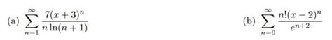 University Calculus 2 Interval Of Convergence Confused On How To