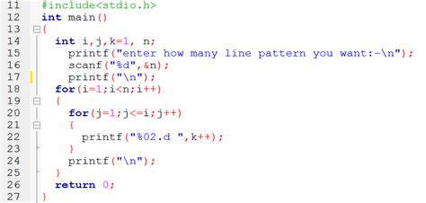 17th Tutorial For Right Angle Triangle Patterns Cse Club