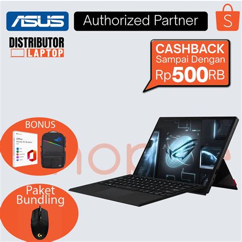 Jual Asus Rog Flow Z Gz Za I H Iris Xe Ram Gb Gb Ssd Hz Shopee Indonesia
