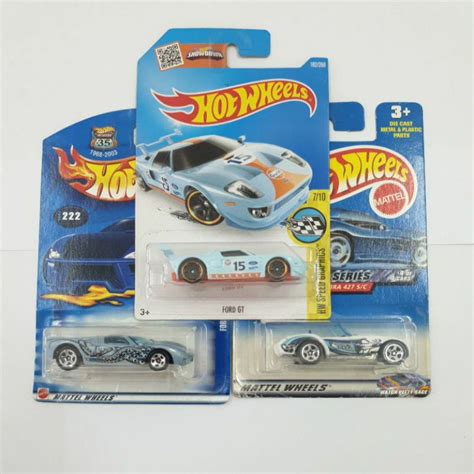 Hotwheels Ford GT 40 Shelby Cobra 427 S C Purple Ford GT LM Gulf