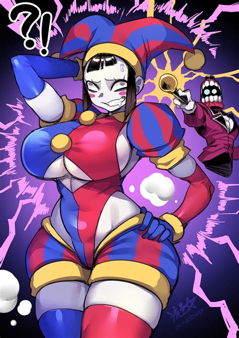 Pomni And Caine The Amazing Digital Circus Drawn By Ryuusei Mark Ii