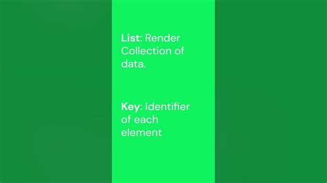 List In React Js Frontend Reactjs Webdevelopment Youtube