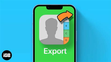How To Export Your IPhone Contacts To Excel As VCF IGeeksBlog