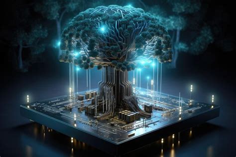 Premium Ai Image Microprocessor Super Computer Artificial Intelligence In The Form Of A Brain