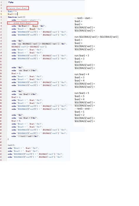 Php全局变量global与global详解php Global Csdn博客 Php全局变量global与global详解php Global Csdn博客