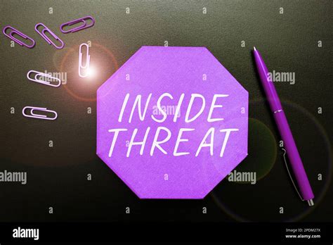 Conceptual Caption Inside Threat Business Idea Information That Only