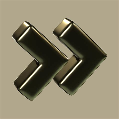Premium Psd Two Arrows D Color
