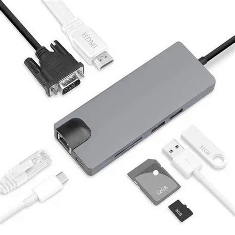 8 In 1 Type C Usb Hub Adapter At Rs 2999piece Usb Hub In Gurugram