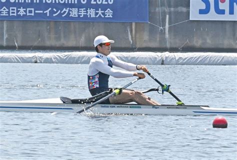＜ローイング・全日本選手権＞石塚慎之助（チームssp）2位 男子シングルスカル スポーツ 佐賀県のニュース 佐賀新聞
