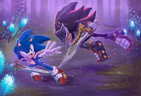 [oc] Sonic Vs Sir Lancelot Fanart Made By Me R Sonicthehedgehog